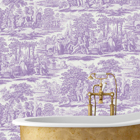 Garden Toile Purple – DebbieMcKeegan.com
